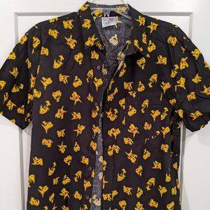 Pokemon | Shirts | Small Pokemon Long Sleeve Button Down Shirt Black ...